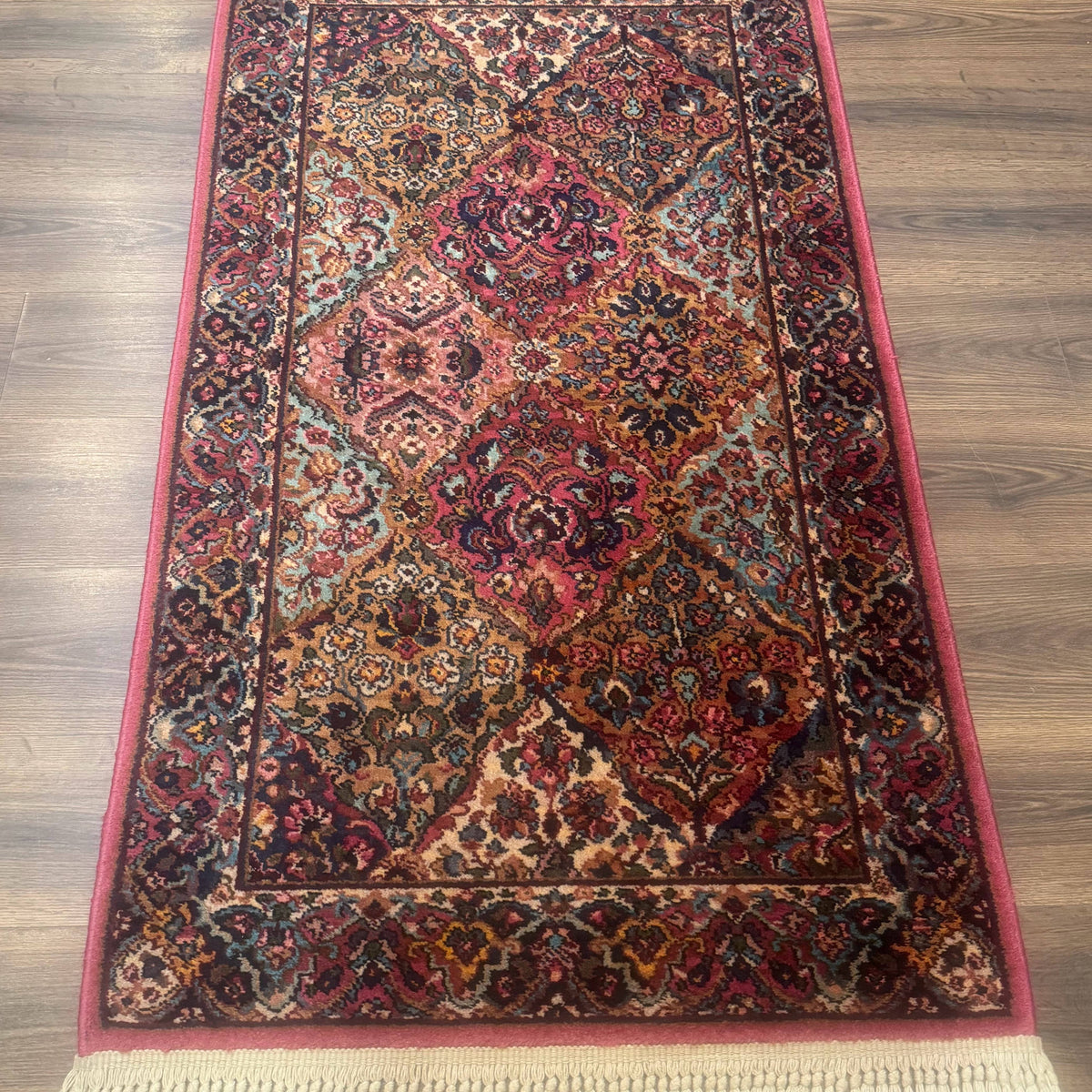 Karastan Rug 3x5 Multicolor Panel Kirman #717, Original 700 Series, Wo ...