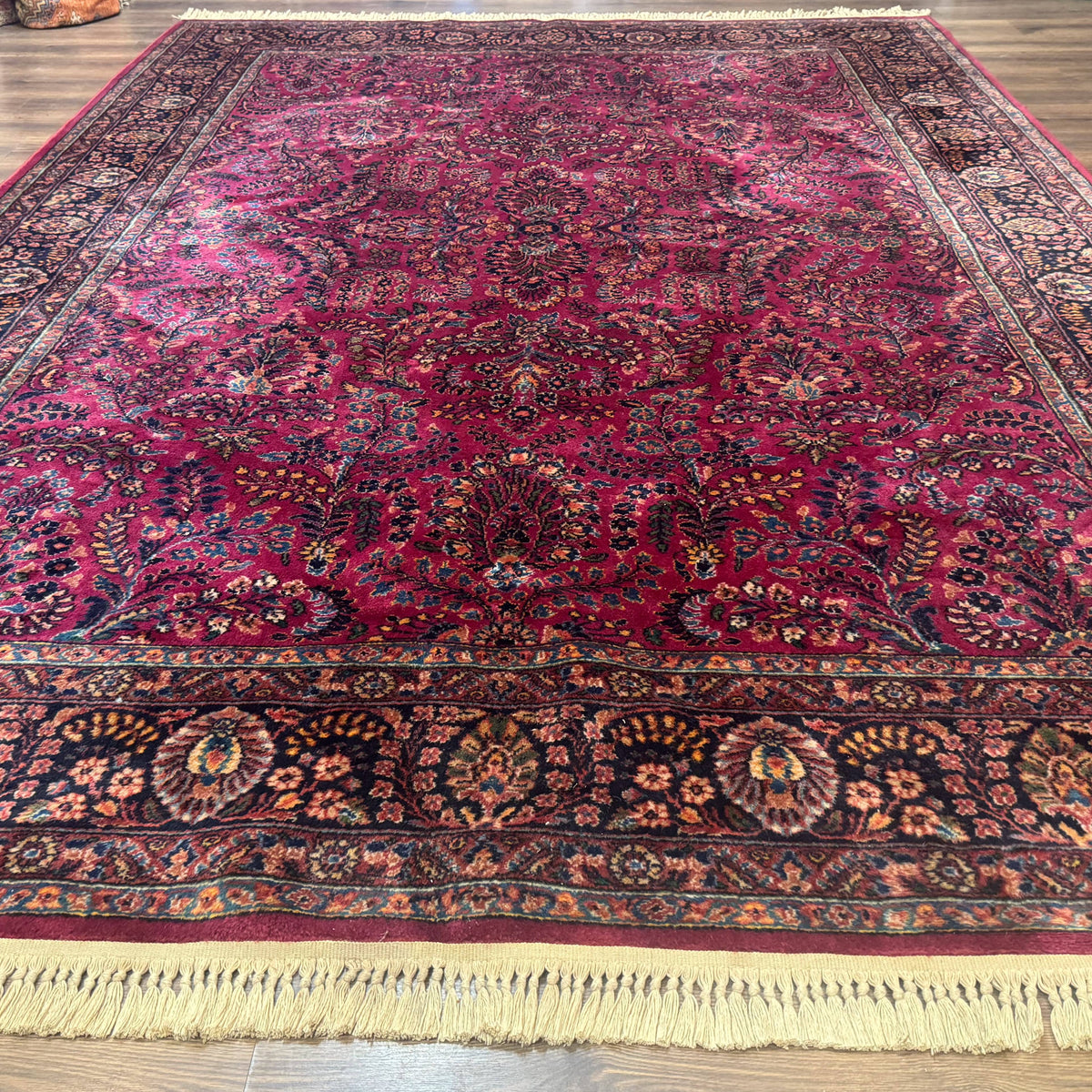 9x12 Karastan Sarouk Rug #724, Antique Karastan Wool Carpet, Discontin ...