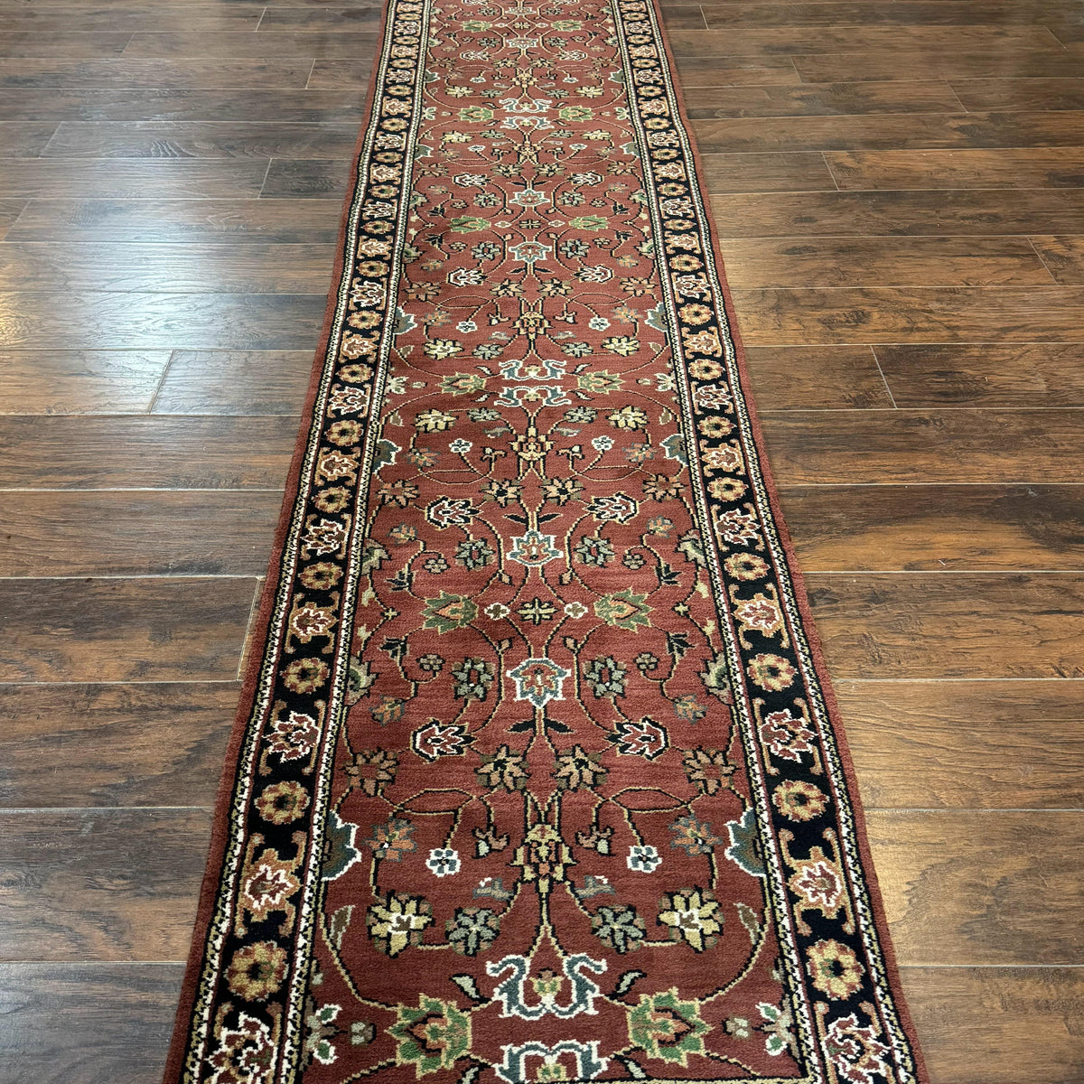 Indo Persian Sarouk Runner Rug 2.8 x 20 ft Runner for Hallway, Long Ru ...