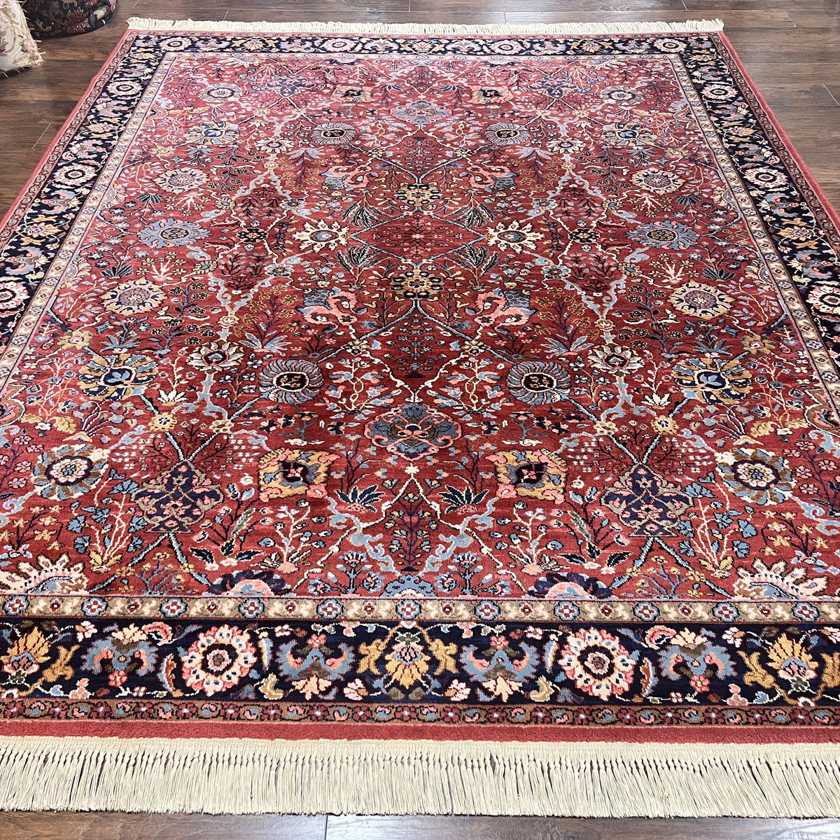 Karastan Rug 8.8 x 10.6 Ispahan #766, Vintage Wool Karastan Carpet, Ra ...