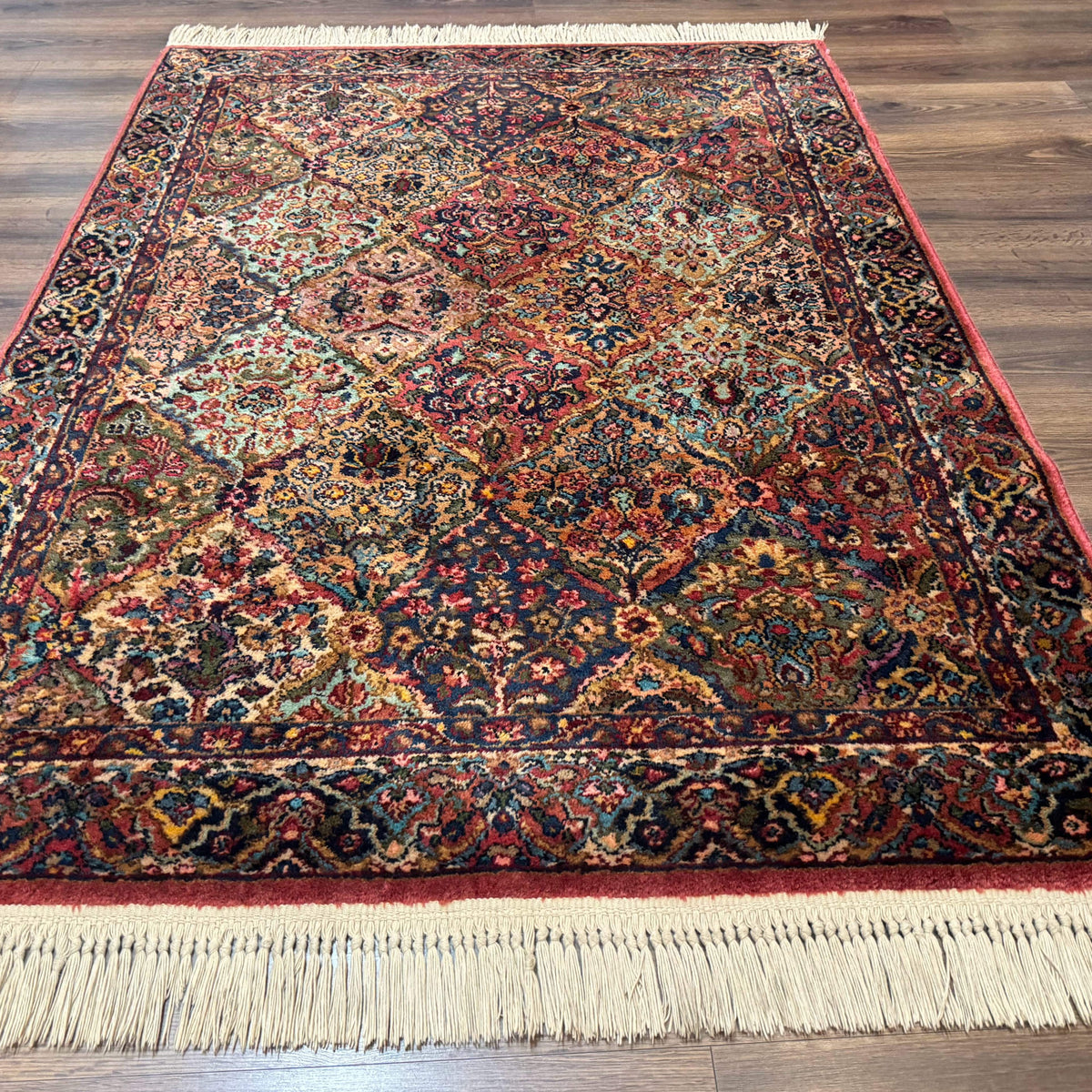 Karastan Rug 4x6, Multicolor Panel Kirman #717, Wool Original 700 Seri ...