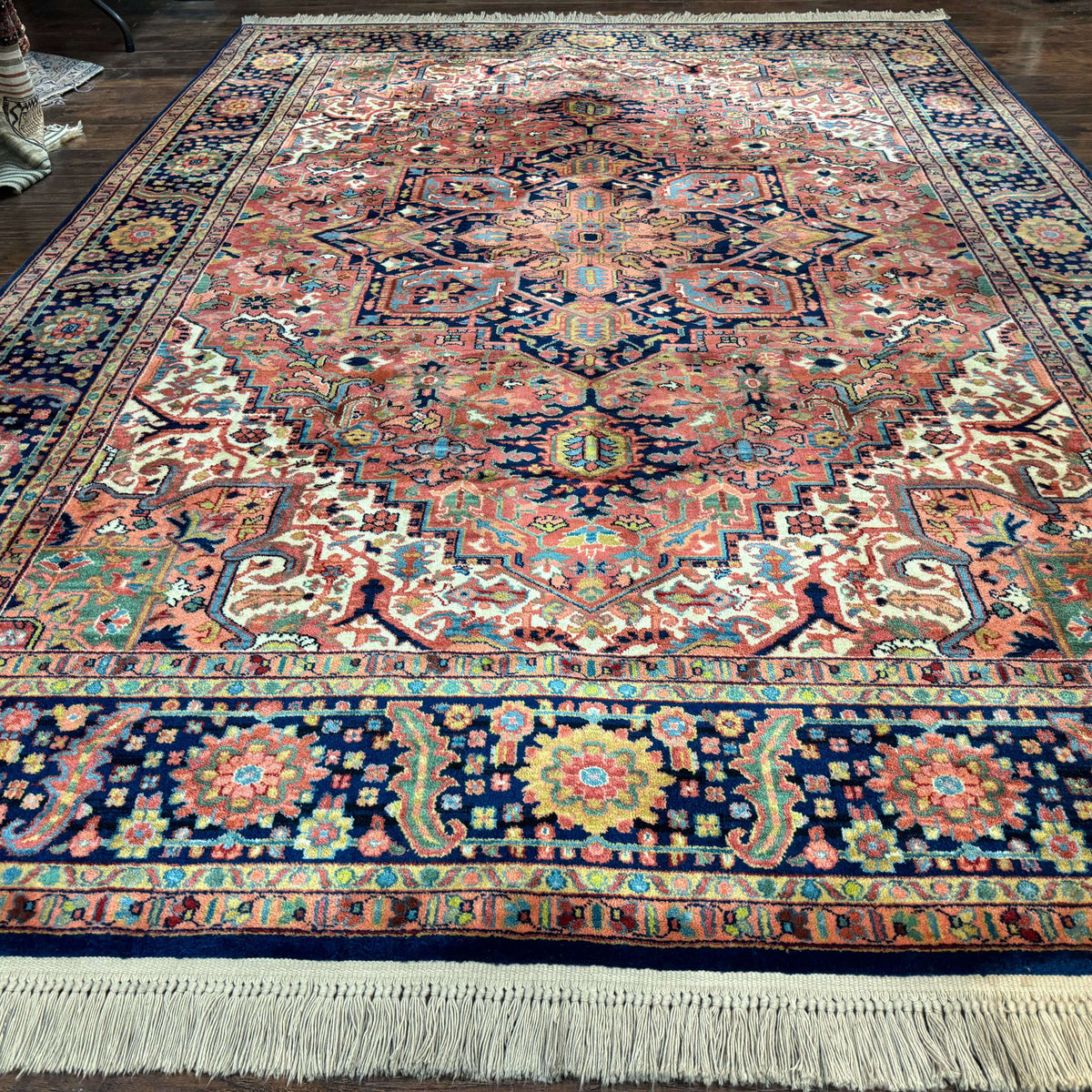 8.8 x 12 Karastan Heriz Rug #726, Vintage Wool Discontinued Carpet, Or ...
