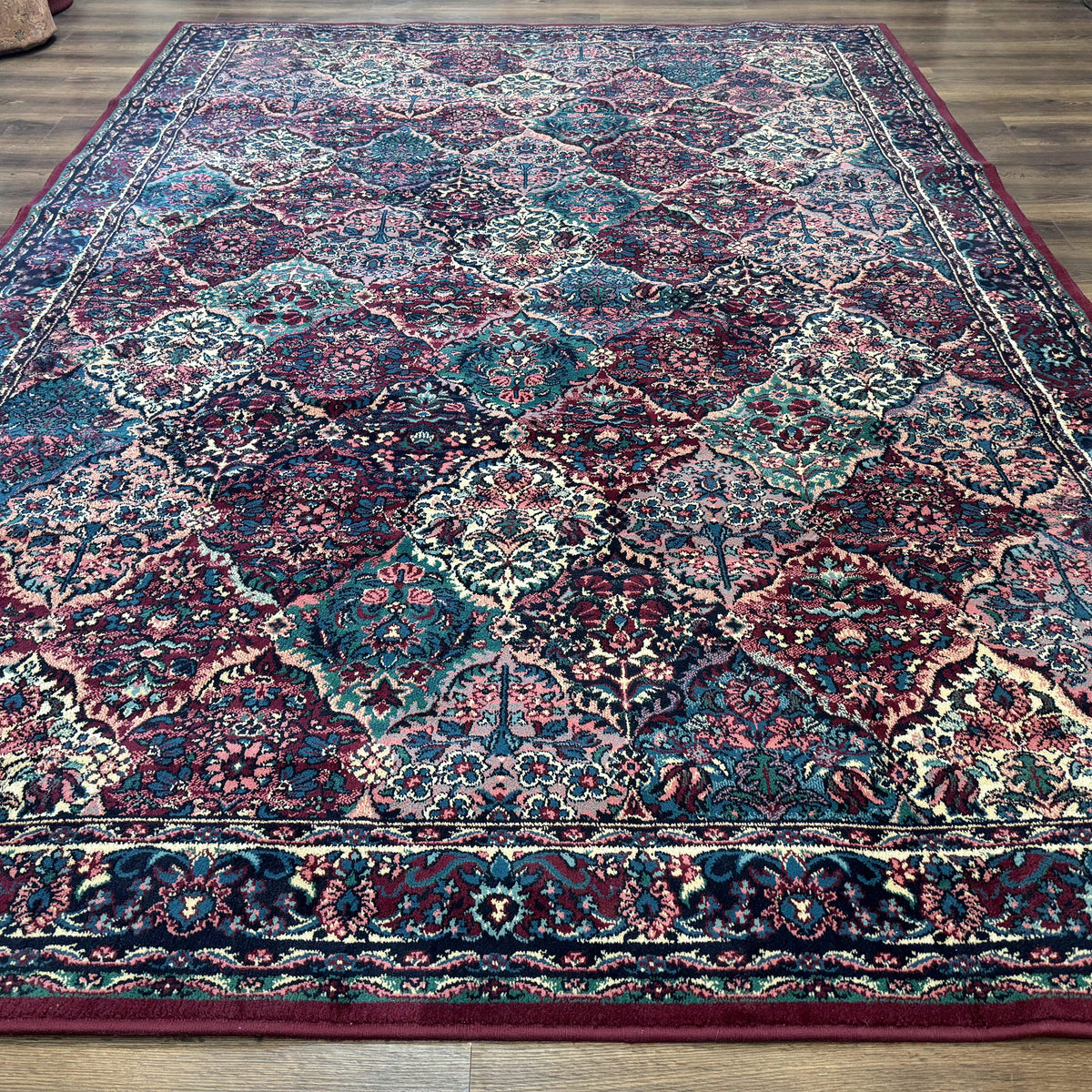 Multicolor Panel Kirman Rug 8x11 – Jewel Rugs