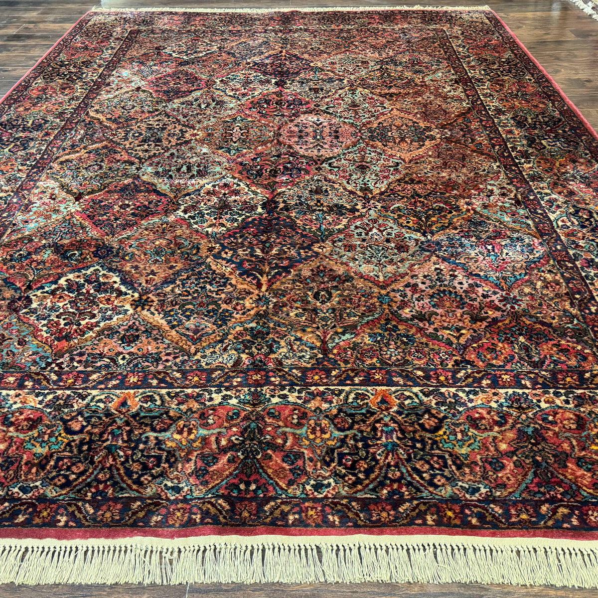 Karastan Rug 8.8 x 12 Multicolor Panel Kirman #717, Karastan Wool Carp ...