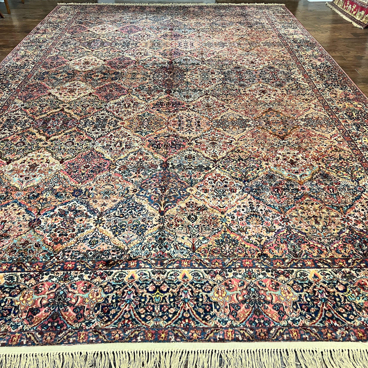 Large Karastan Rug 12x18, Karastan Multicolor Panel Kirman Rug #717, W ...