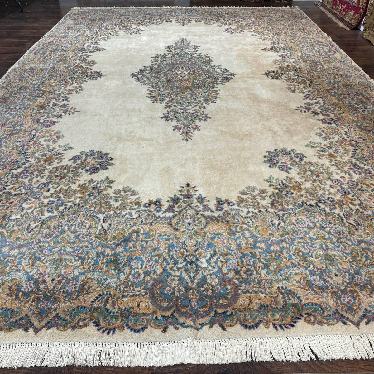 Persian Kerman Rug 10x15, Pastel Colors – Jewel Rugs