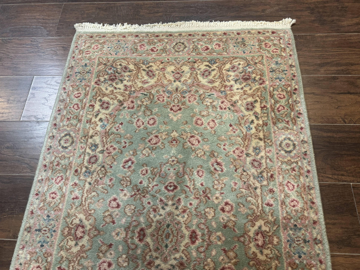 Karastan Rug 3x5 Green Medallion Kirman #712, Original 700 Series, Vin ...