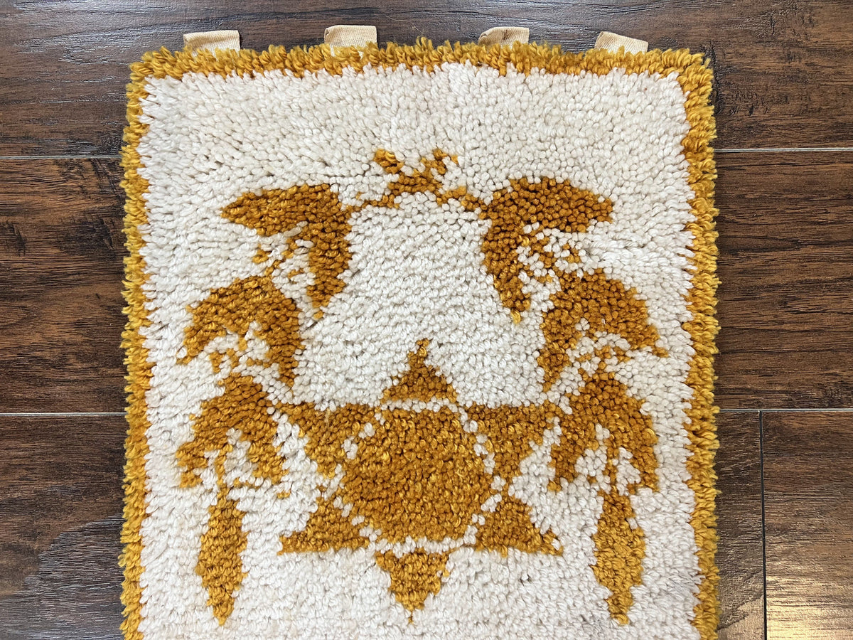 Unique Judaica Wall Hanging Rug 1.5 x 4, Shalom Menorah Jewish Star Ki ...