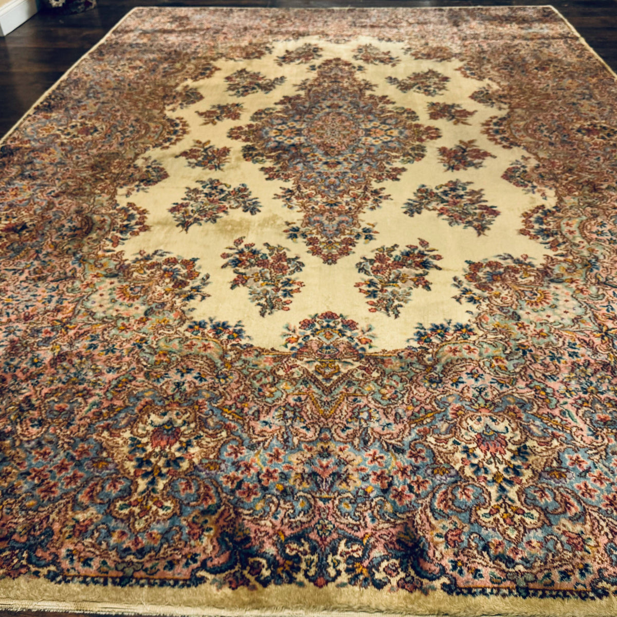 Karastan Kirman Rug #781, Antique Karastan Oriental Carpet 8.8 x 12, W ...