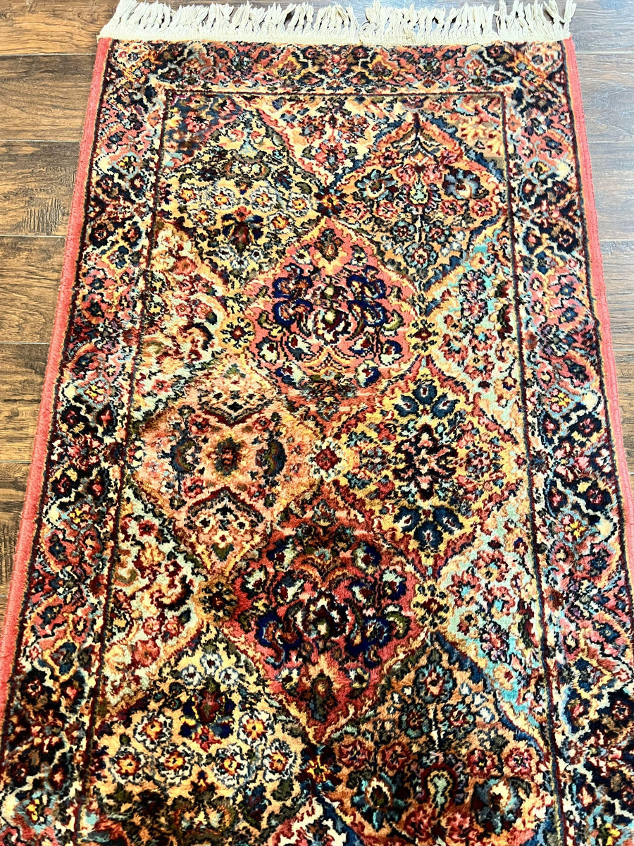 Karastan Runner Rug 3 x 9, Multicolor Panel Kirman Runner #717, Wool P ...