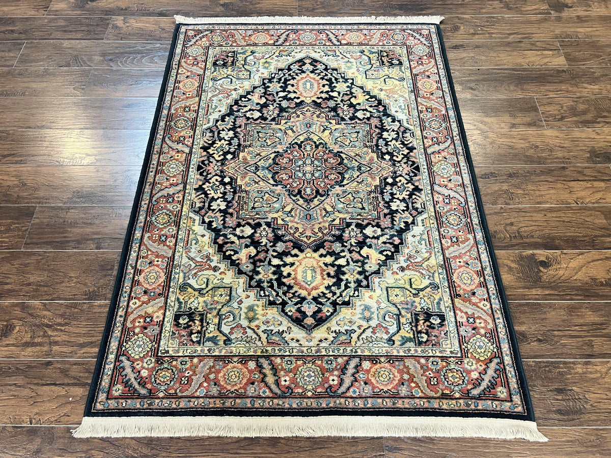 Karastan Navy Heriz #700/701 Rug, 4x6 Karastan Carpet, 100% Wool Pile ...