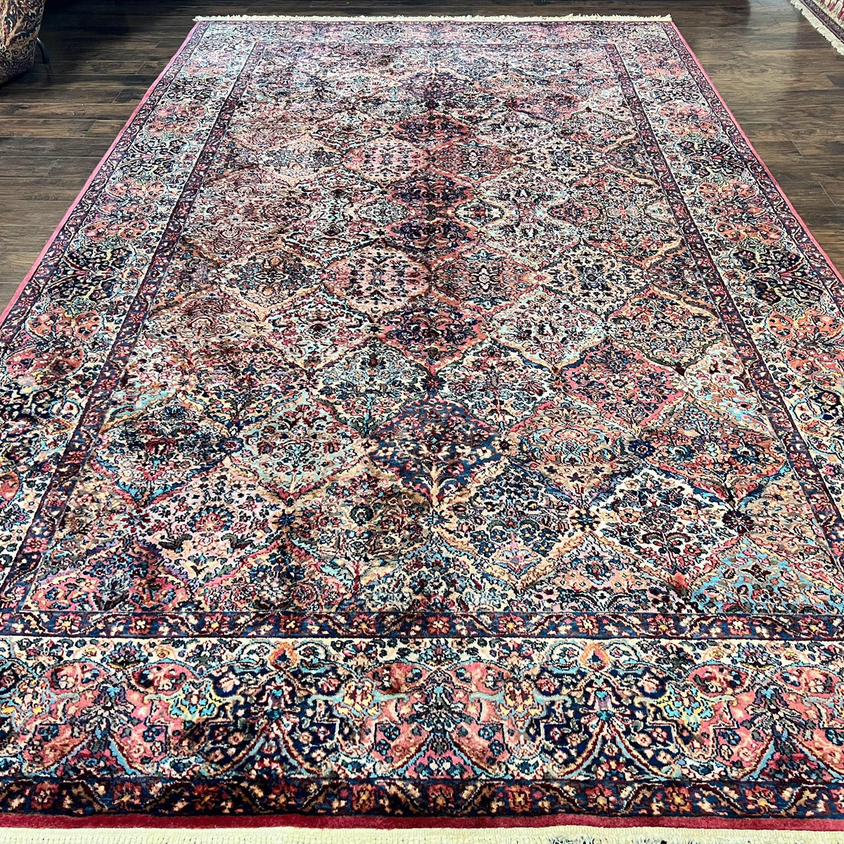 Karastan Rug 8.8 x 15, Multicolor Panel Kirman Rug #717, Large Wool Ka ...