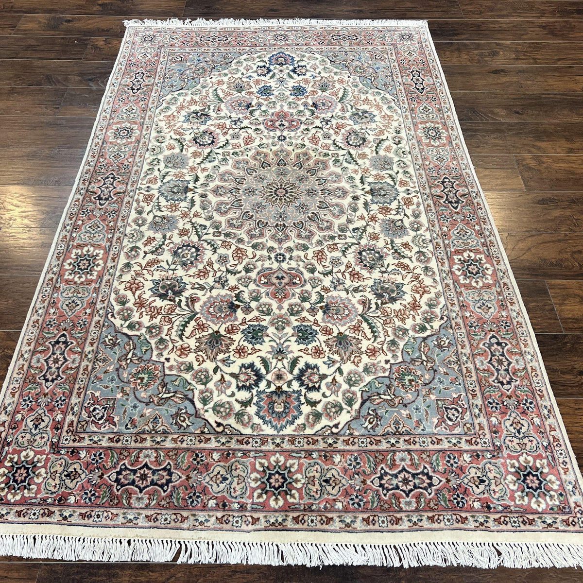 Pak Persian Rug 5x7, Very Fine Hand Knotted Handmade Vintage Floral Me ...