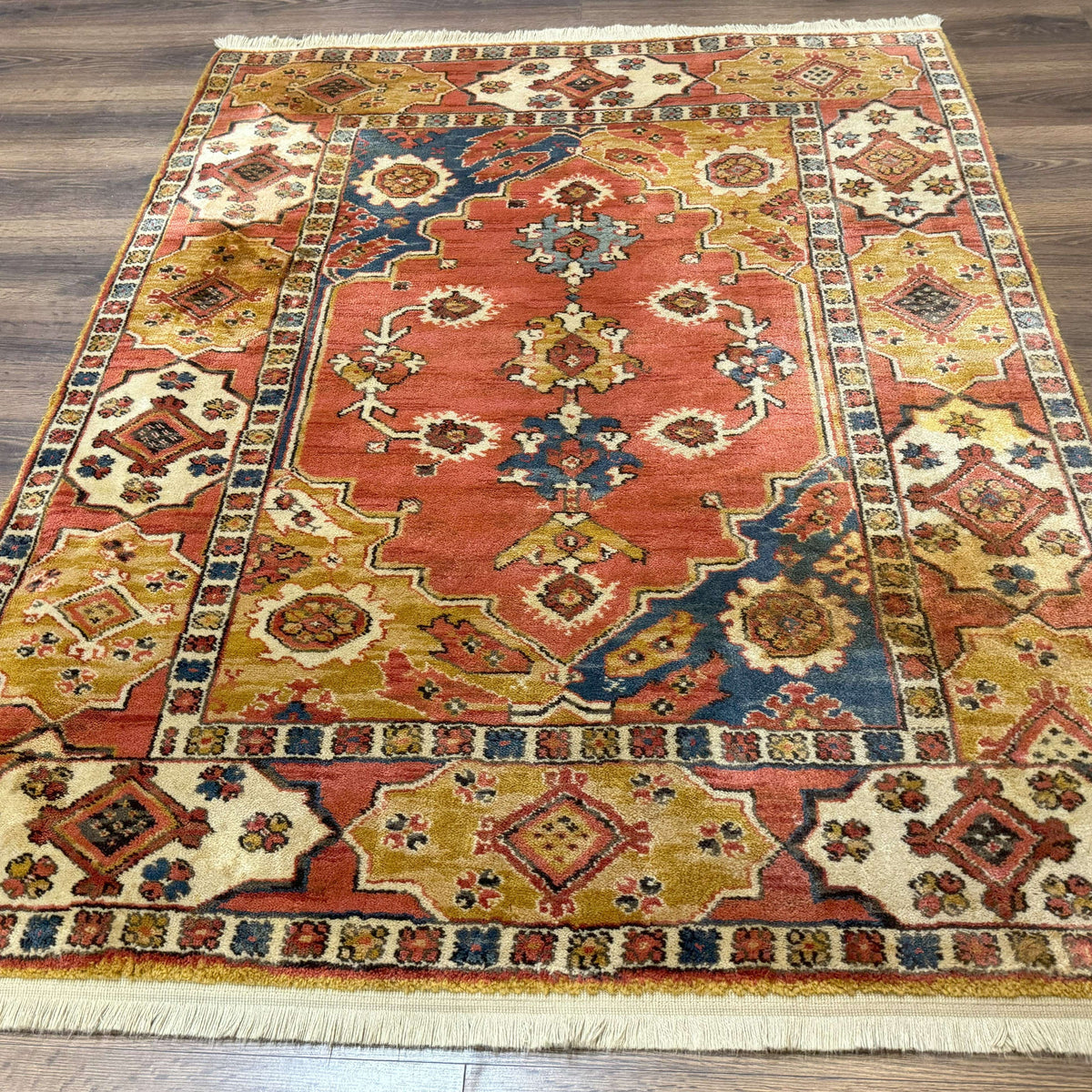 Karastan Rug 4x5, Williamsburg 553 Turkish Church, Wool Pile, Heriz Ge ...