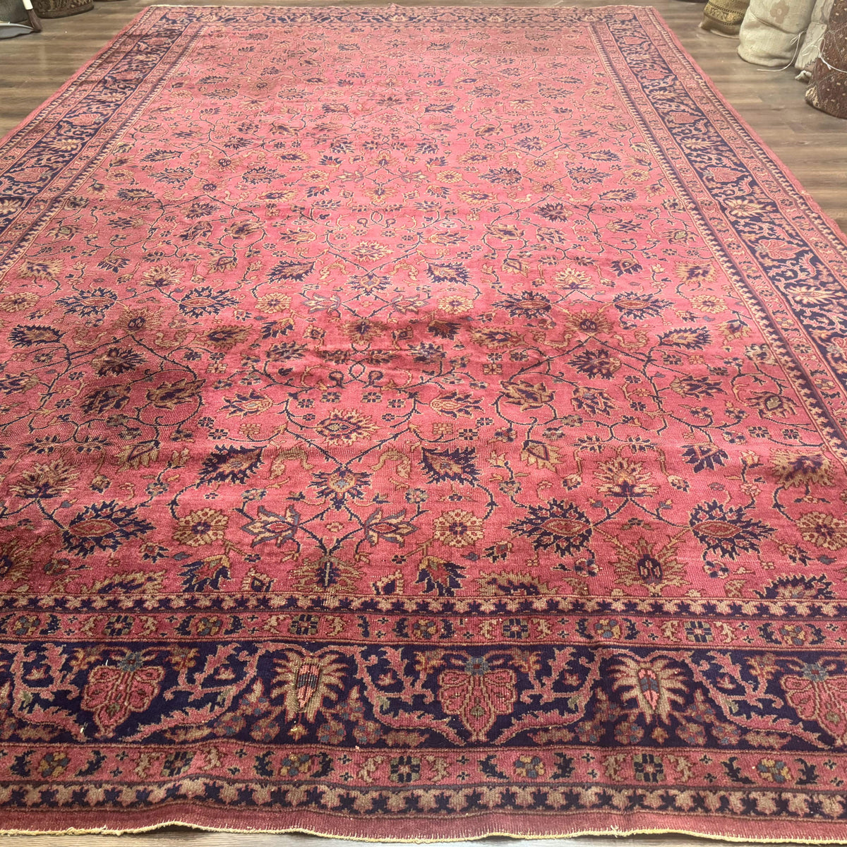 Turkish Sparta Rug 10x16 – Red Hand-Knotted Wool Antique Carpet – Jewel ...