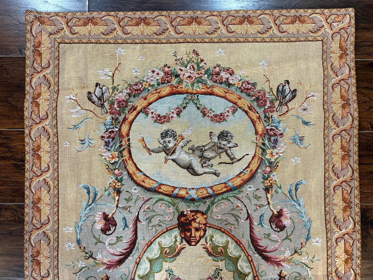 Tapestry of Greek/Roman Statue, Wall Hanging, Vintage, Vertical Tapest ...