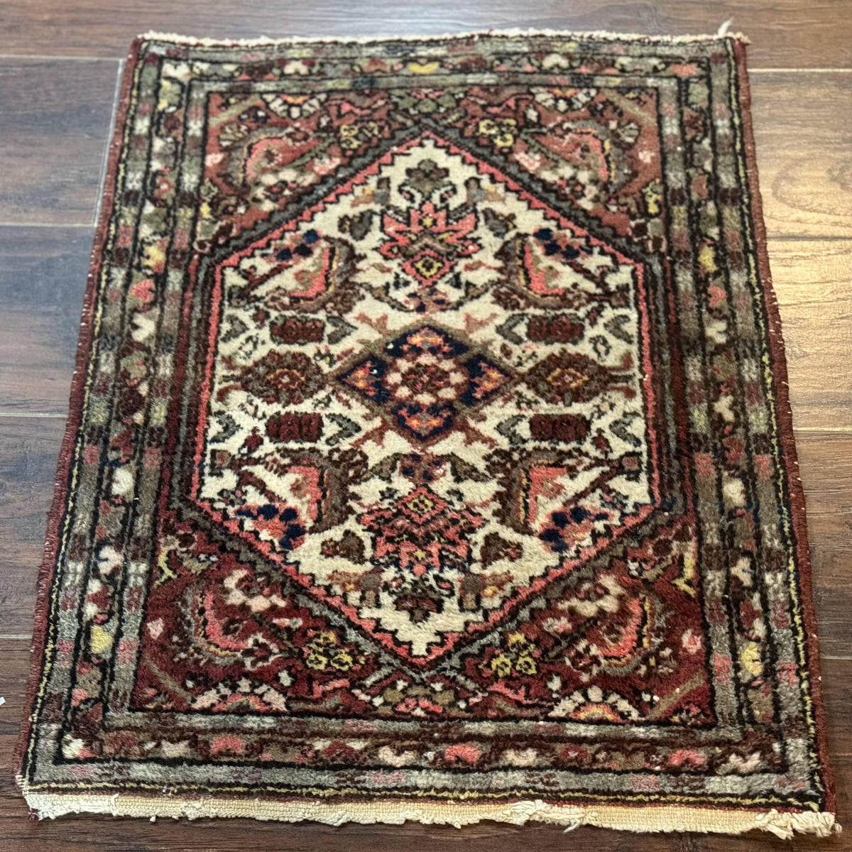 Small Persian Rug 2 x 2.5, Antique Tribal Rug, 1920s Persian Carpet, W ...