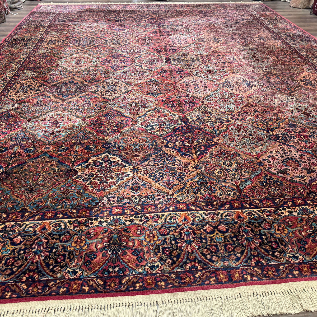 12x16 Karastan Multicolor Panel Kirman Rug #717, Rare Palace Size Wool ...