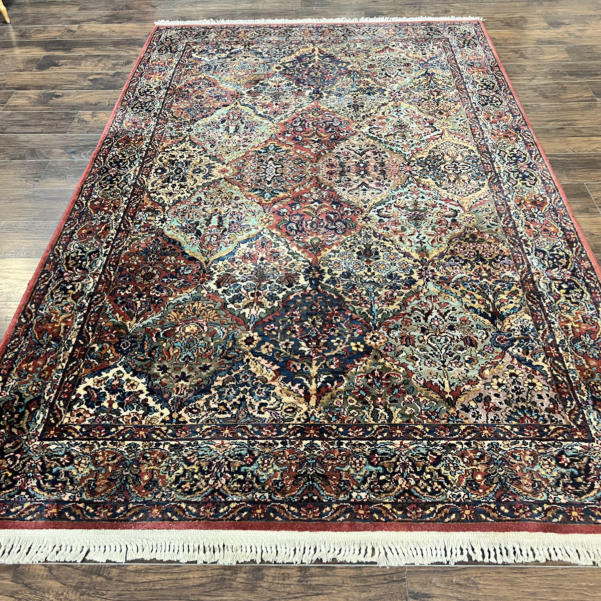 Karastan Multicolor Panel Kirman Rug #717, Wool Karastan Rug 5' 9" x 9 ...