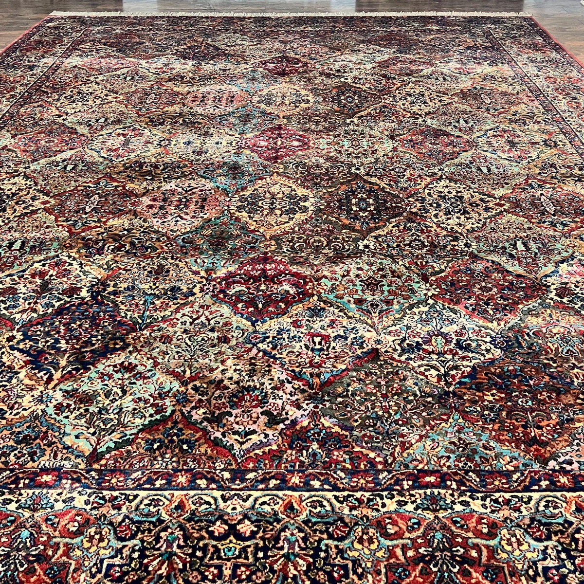 Karastan Multicolor Panel Kirman Rug #717, Wool Karastan Rug 12 x 16 ...