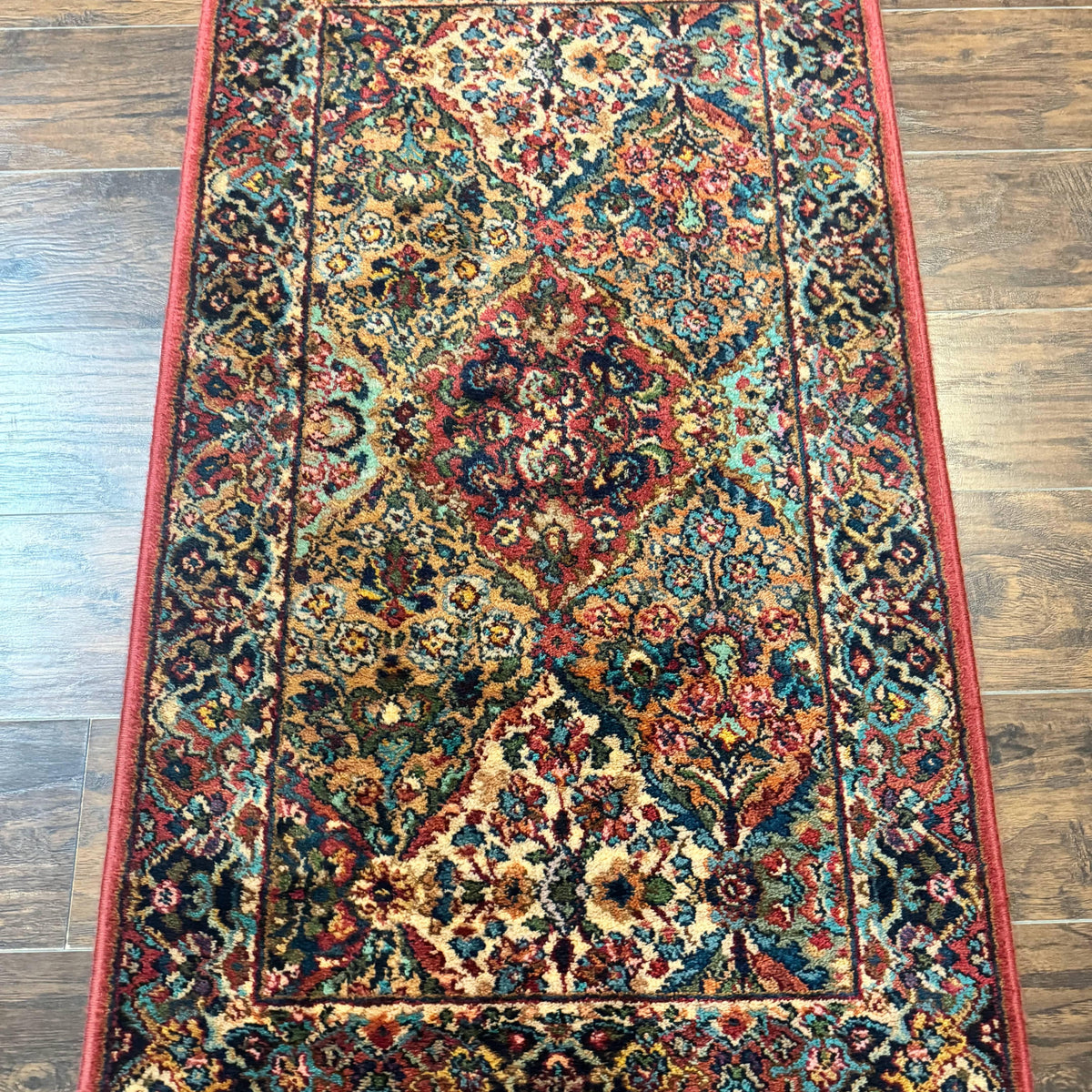 Karastan Rug 2.6 x 4 Multicolor Panel Kirman #717, Original Karastan C ...