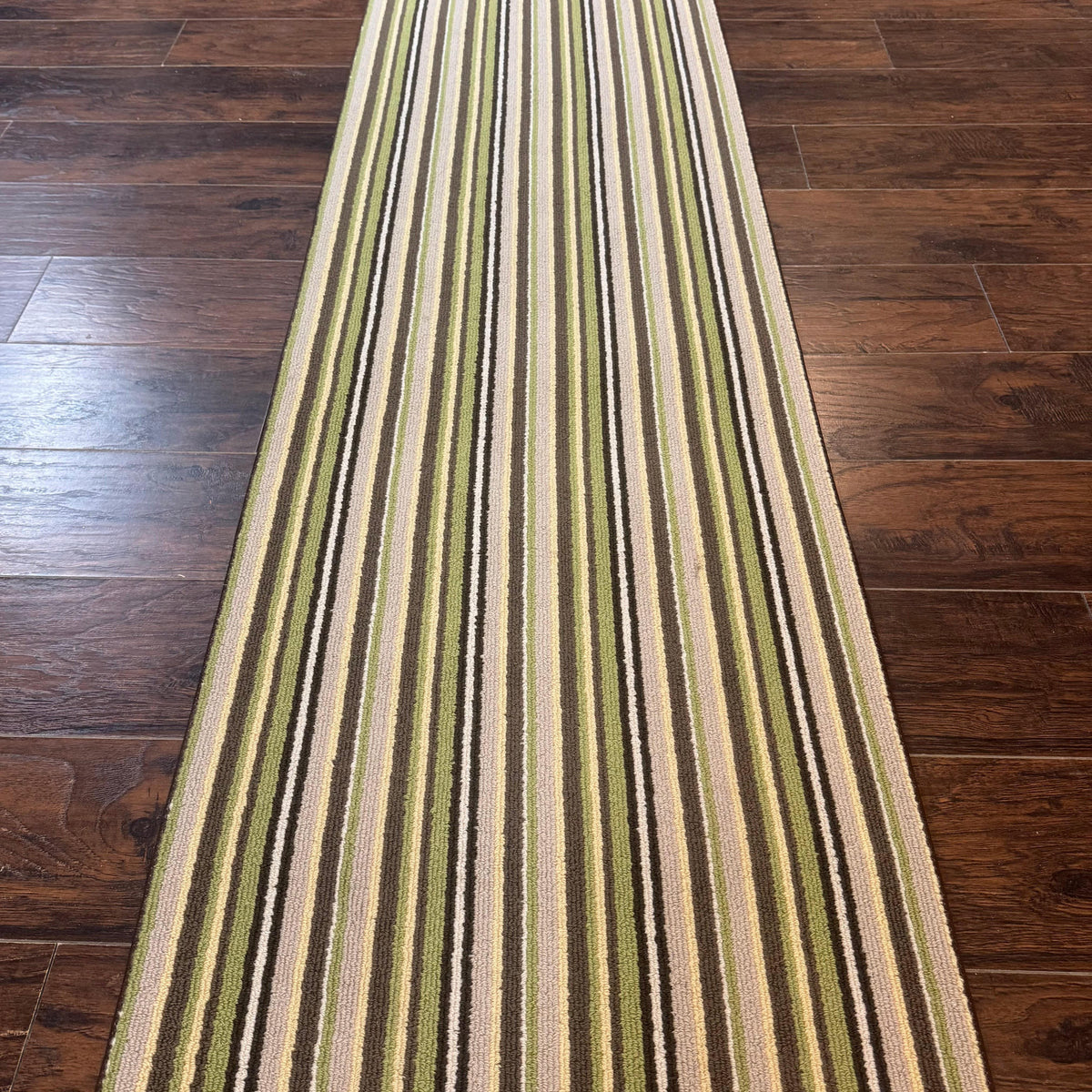 Stark Power Loomed Striped Runner Rug 2x10, Multicolor Vintage Stark C ...
