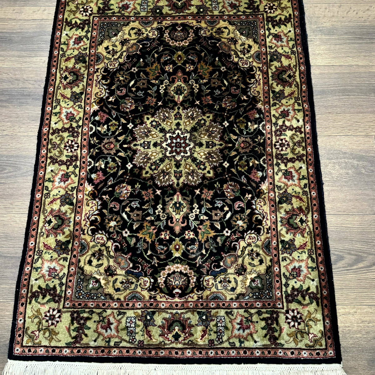 Persian Rug 2x3, Midnight Blue, Fine 340 KSPI, Medallion Carpet, Sino ...