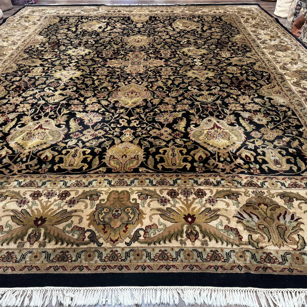 Palace Size Indo Persian Rug 12x15, Mahal Sultanabad Carpet, Wool Pile ...