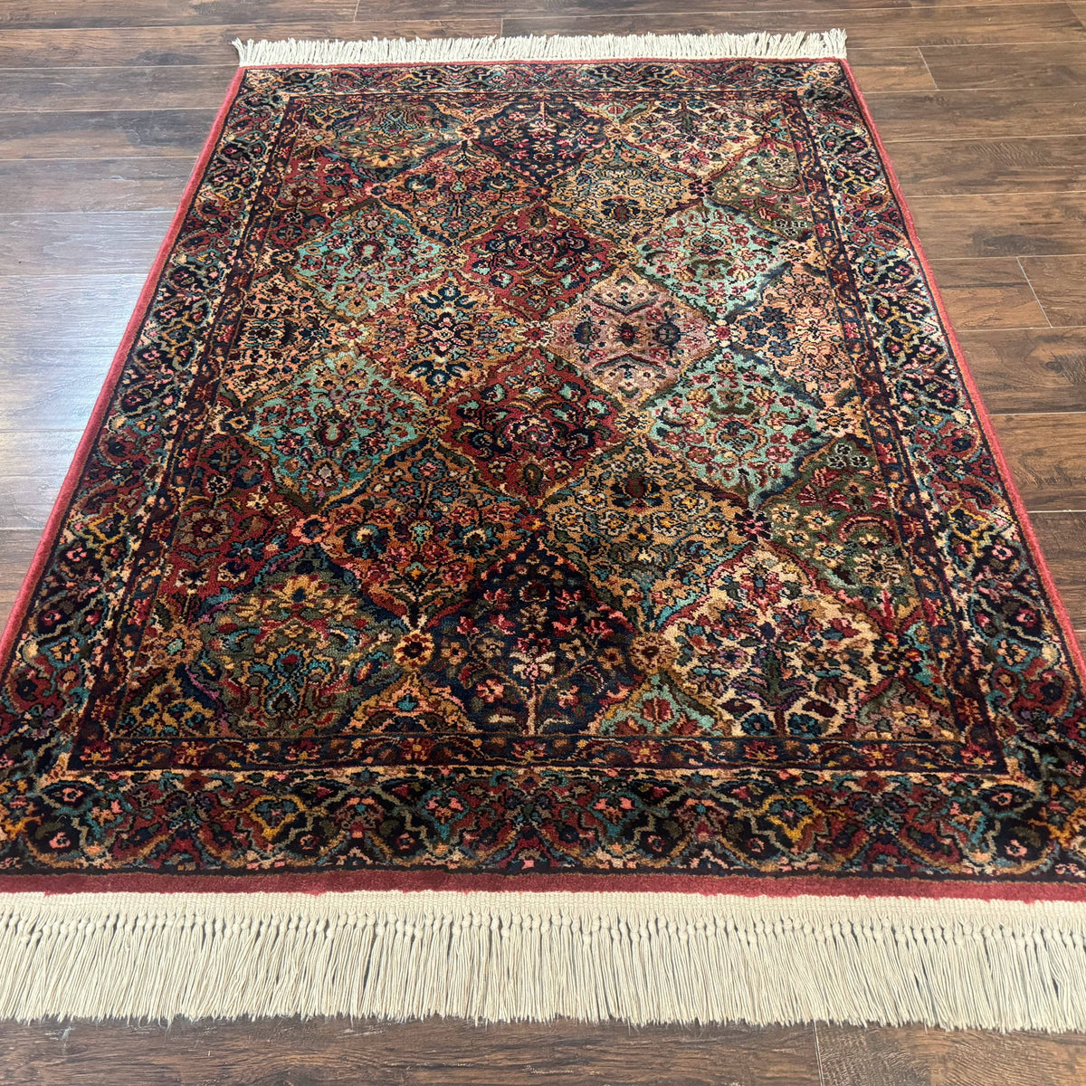 Karastan Rug 4x6, Multicolor Panel Kirman #717, Wool Original 700 Seri ...