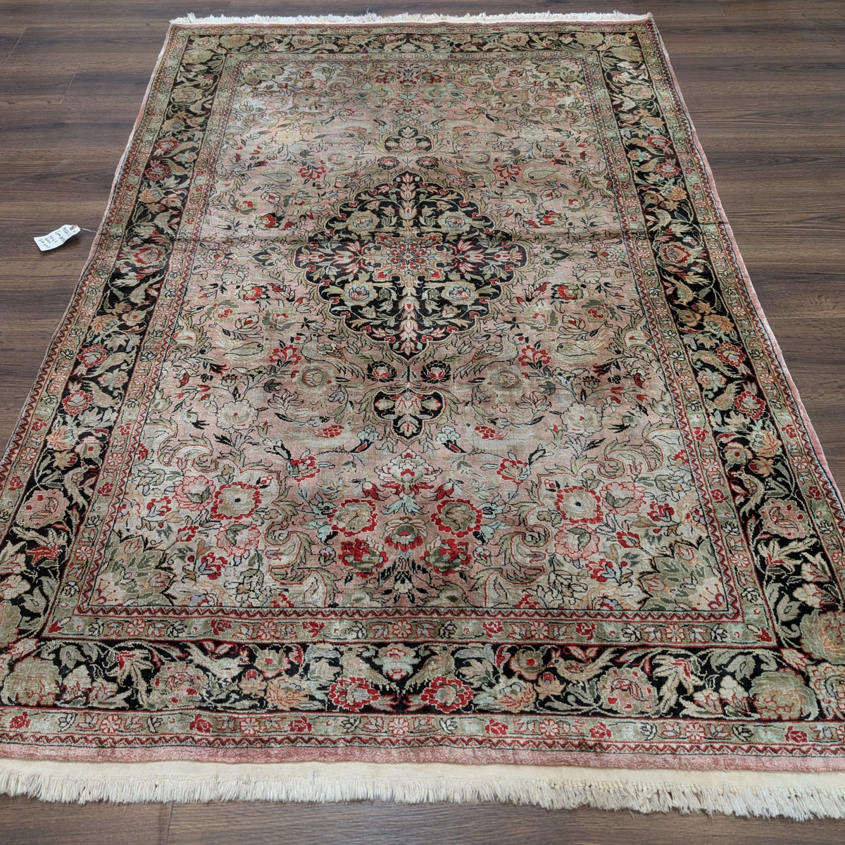 Indian Kashmiri Silk Rug 4x6, Bird Pictorials, Fine 330 KPSI – Jewel Rugs