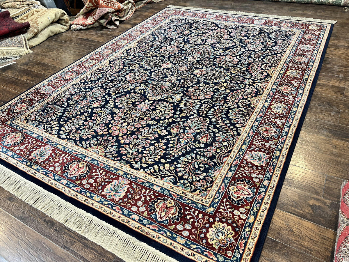 Karastan Rug Navy Sarouk #791, Wool Karastan Area Rug 8.8 x 12, Navy B ...