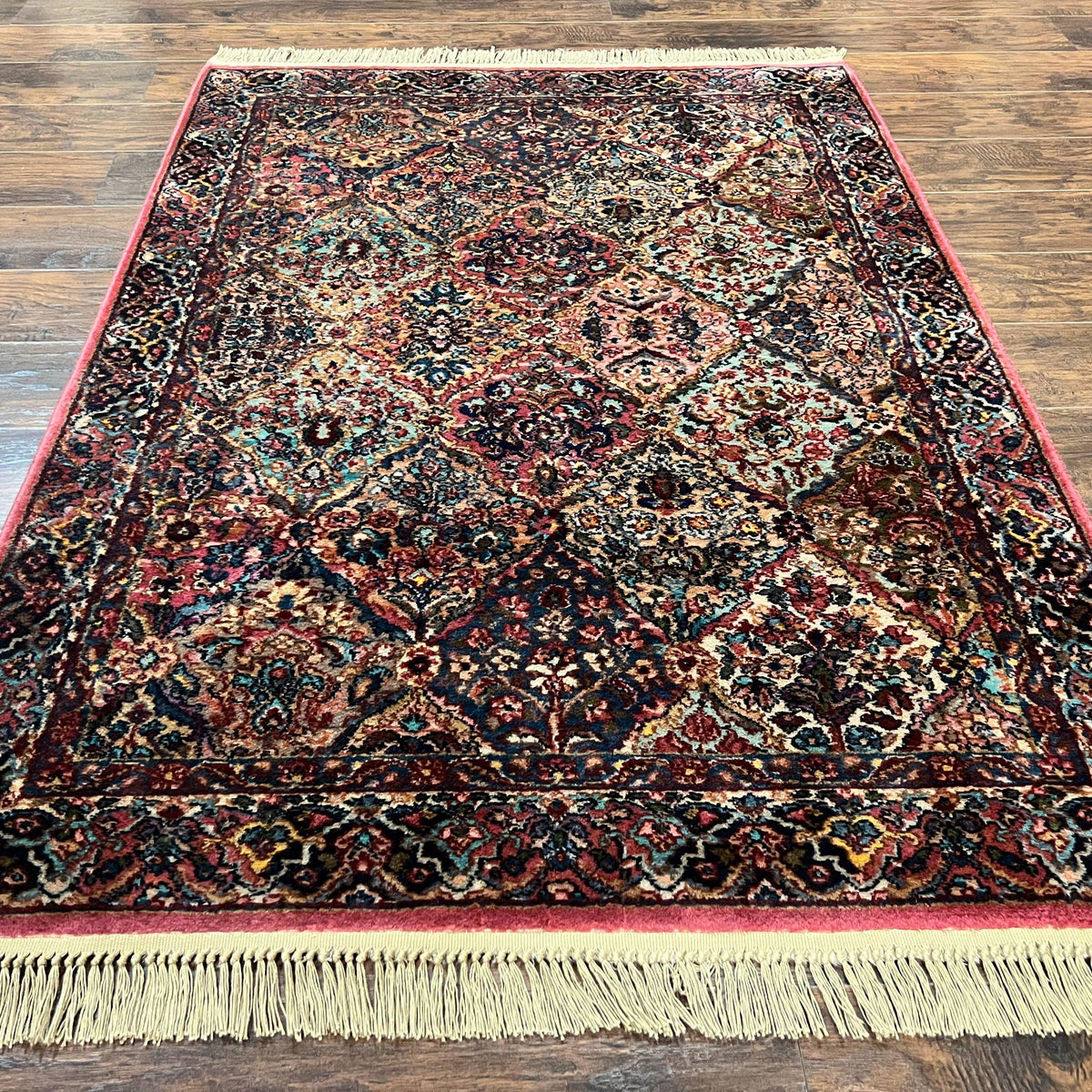 Karastan Rug 4x6 Multicolor Panel Kirman Rug #717, Wool Karastan Carpe ...