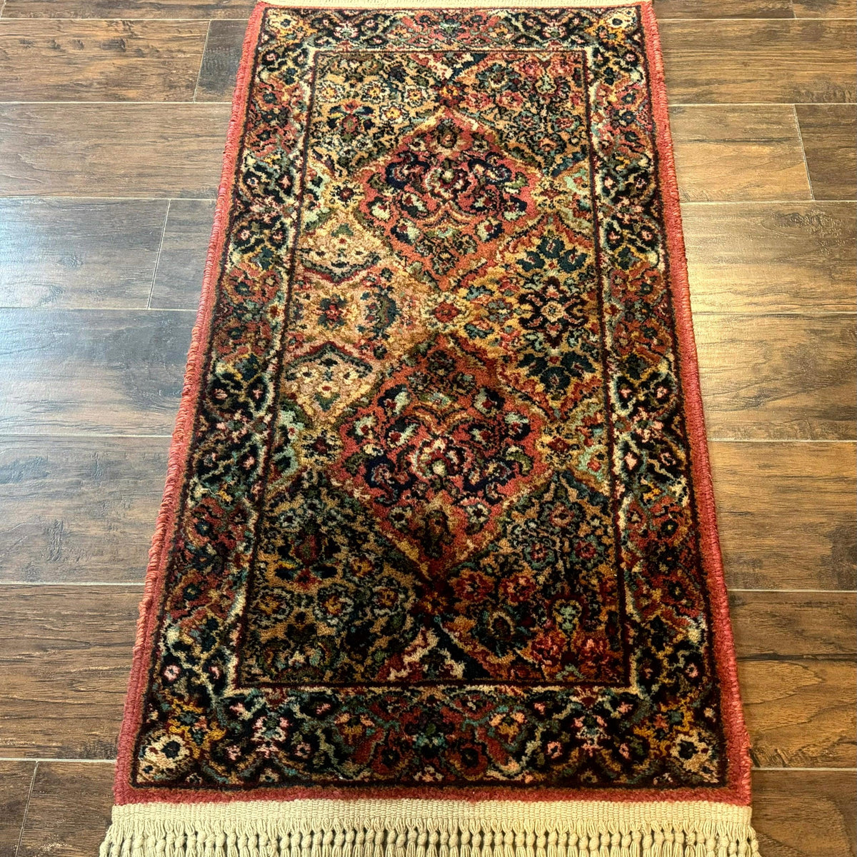 Karastan Rug 2.6 x 4 Multicolor Panel Kirman #717, Original Karastan C ...