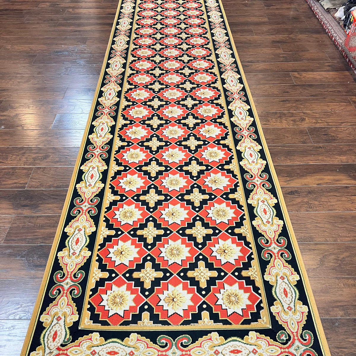 Runner Rug 4x19, Panel Design Rug, Custom Made Stark Runner Carpet, Wo ...