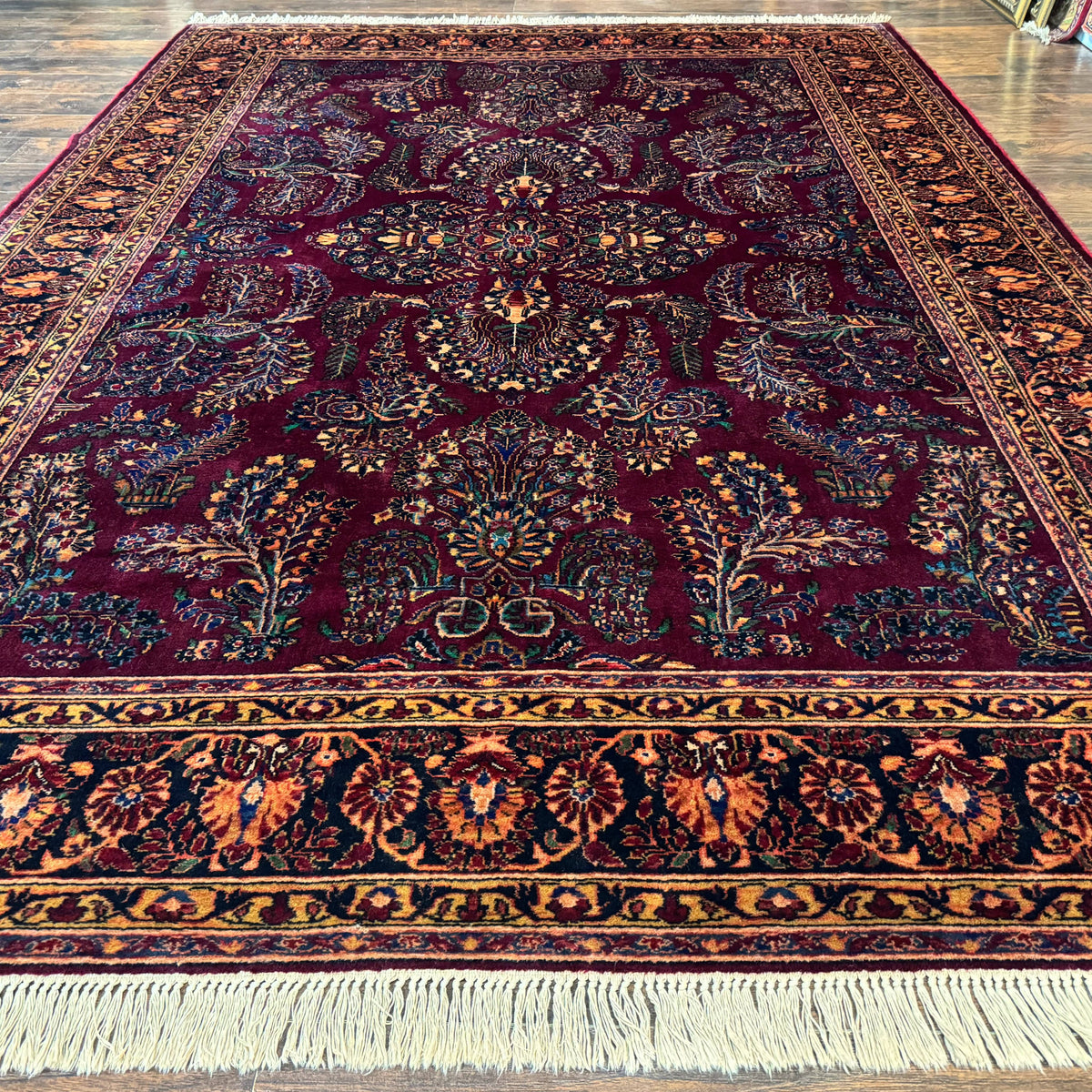 Antique Karastan Rug 8.6 x 12, Wool Pile, Vintage Discontinued Karasta ...