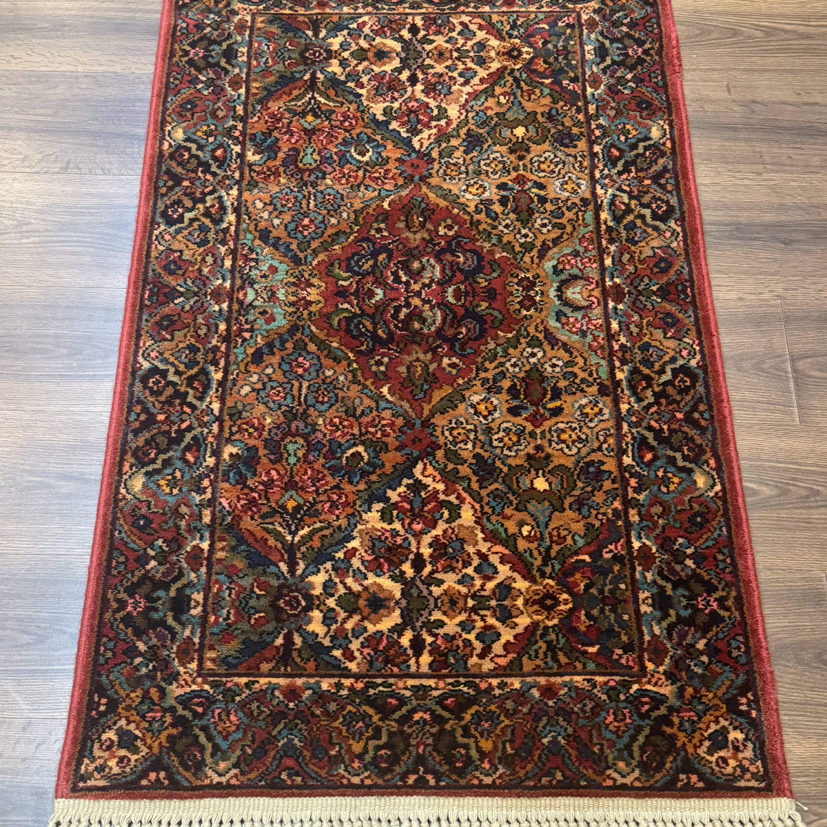 Karastan Rug 2.6 x 4 Multicolor Panel Kirman #717, Original 700 Series ...