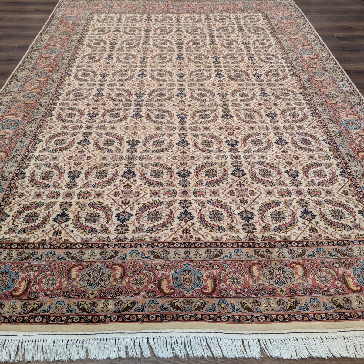 Sino Persian Rug 7x11, Allover Design, Hand-Knotted Wool Carpet – Jewel ...