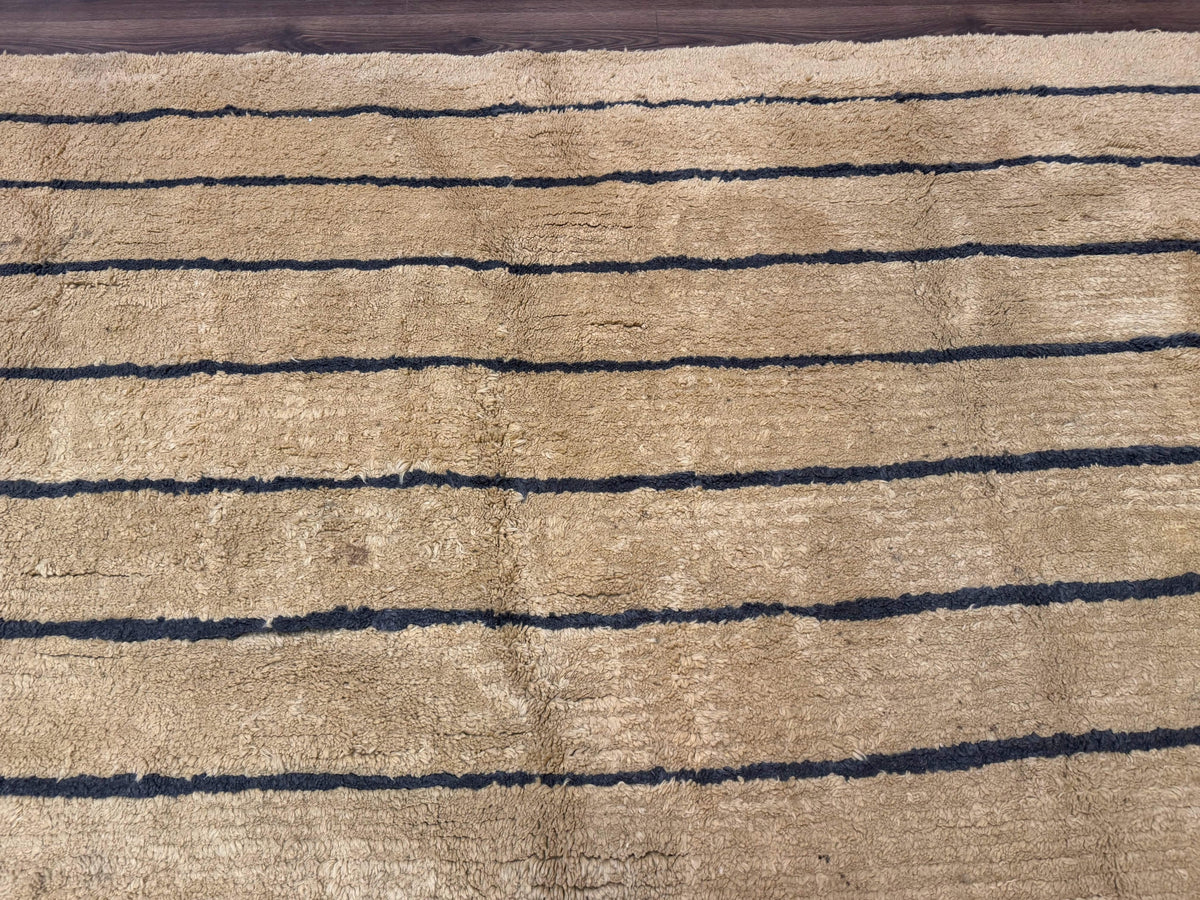 Modern Nepali Rug 13 x 15.6, Palace Size Wool Custom Made Rug, Tan, La ...