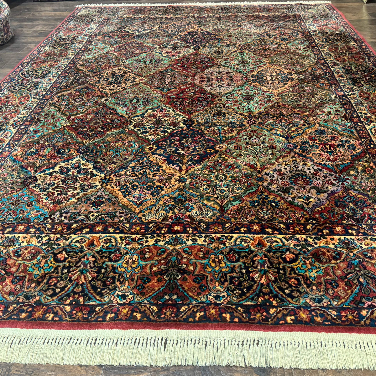 8.8 x 12 Karastan Multicolor Kirman Rug #717 - Vintage Wool Carpet ...