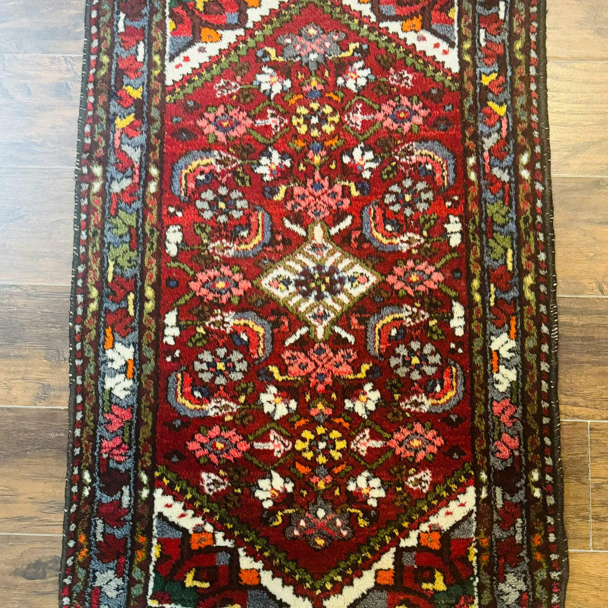 Small Red Persian Tribal Rug 2.6 x 4, Wool Rug, Persian Hamadan Rug ...