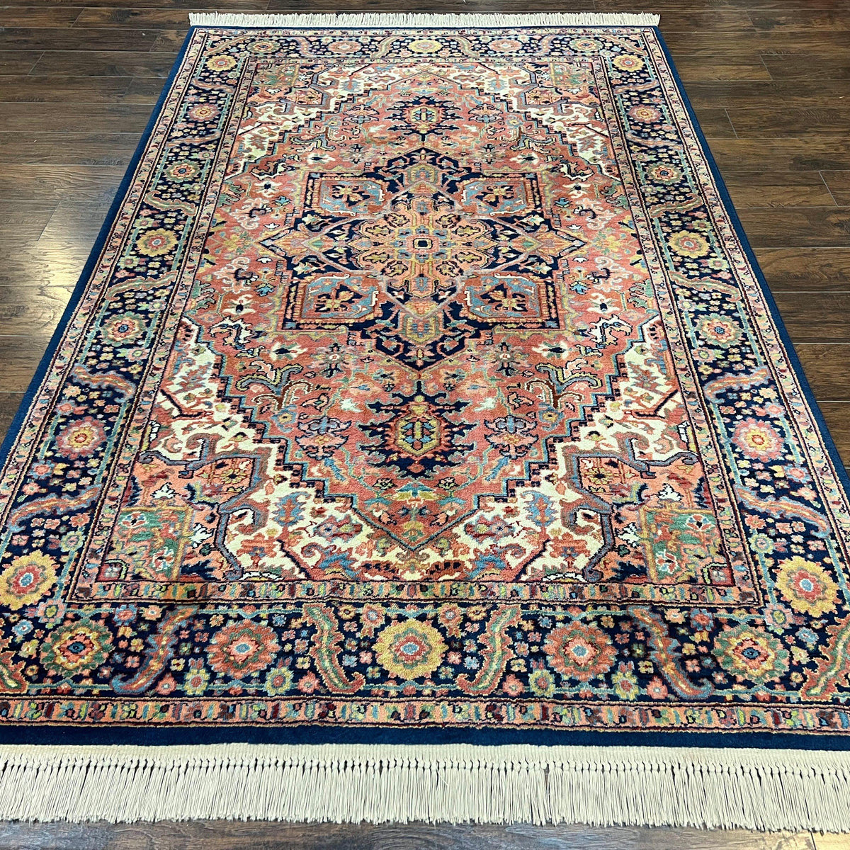 Karastan Heriz Rug 5'9" x 9', Vintage Karastan Wool Carpet Heriz Patte ...