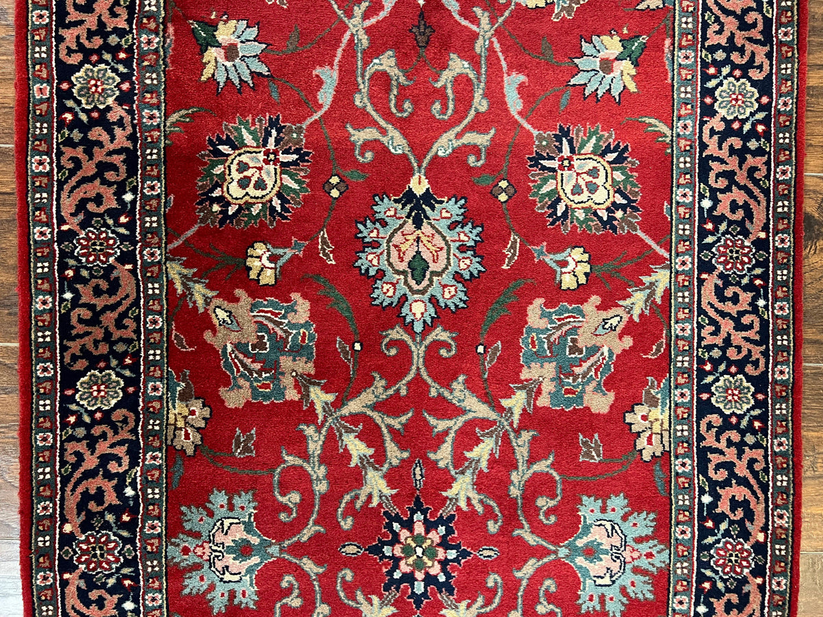 Long Runner Rug 2.7 x 19.8, Oriental Hallway Corridor Carpet, Red and ...