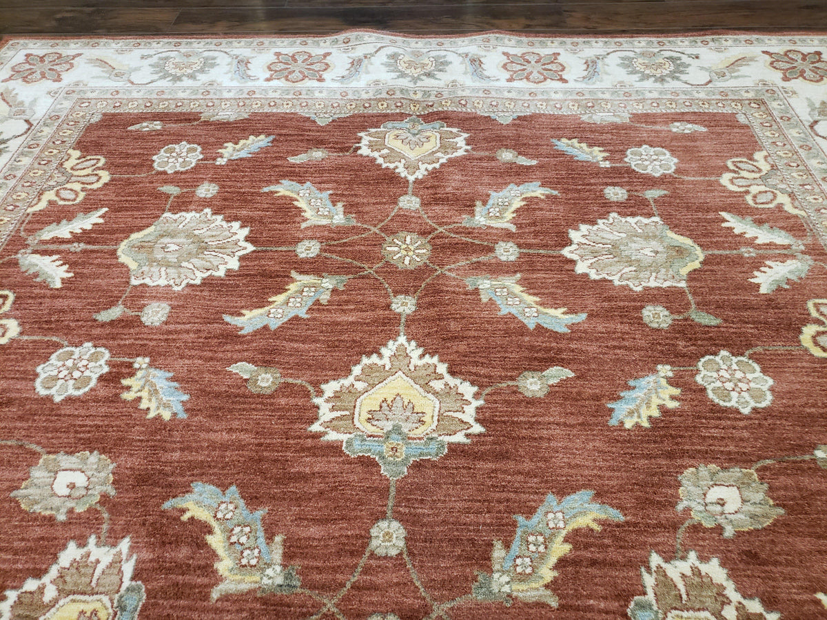 Karastan Rug 8' 6" x 11' 6", Sierra Mar 35505, Sedona Henna, Red and C ...