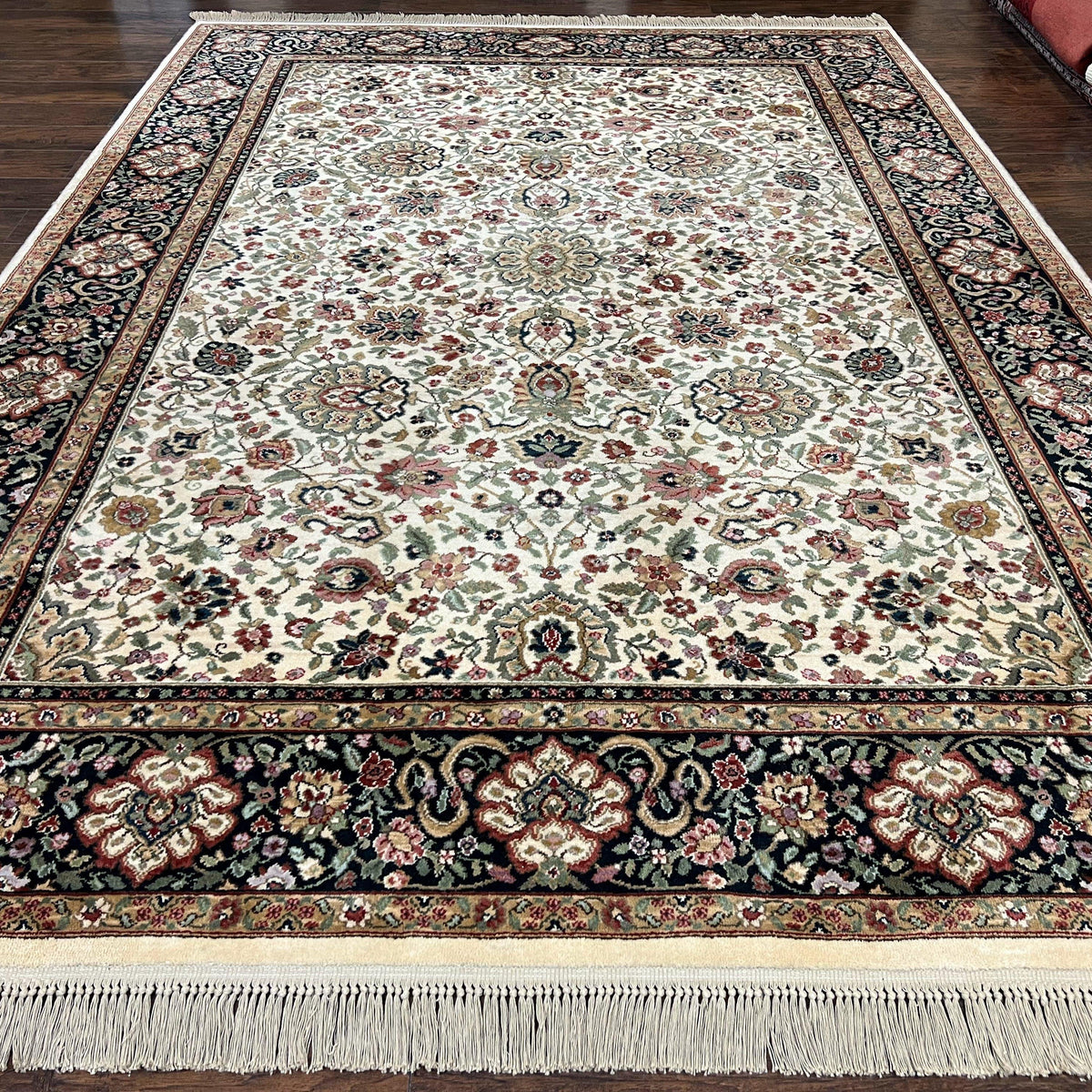 Karastan Rug 8.8 x 12 Ivory Indo Kirman #700/706, Wool Karastan Carpet ...