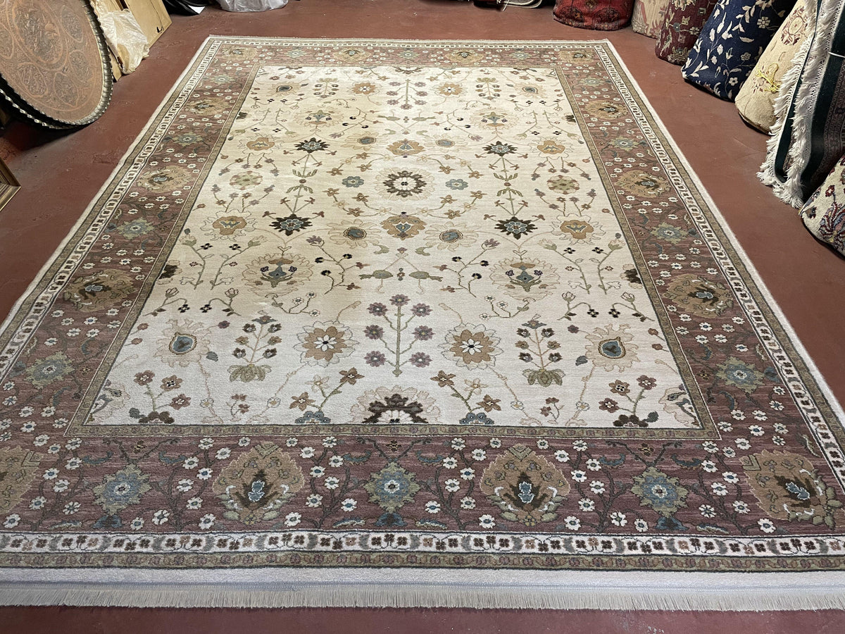 8' 9" X 12 Karastan American Made Allegro Wool Rug 700/714 Authentic K ...