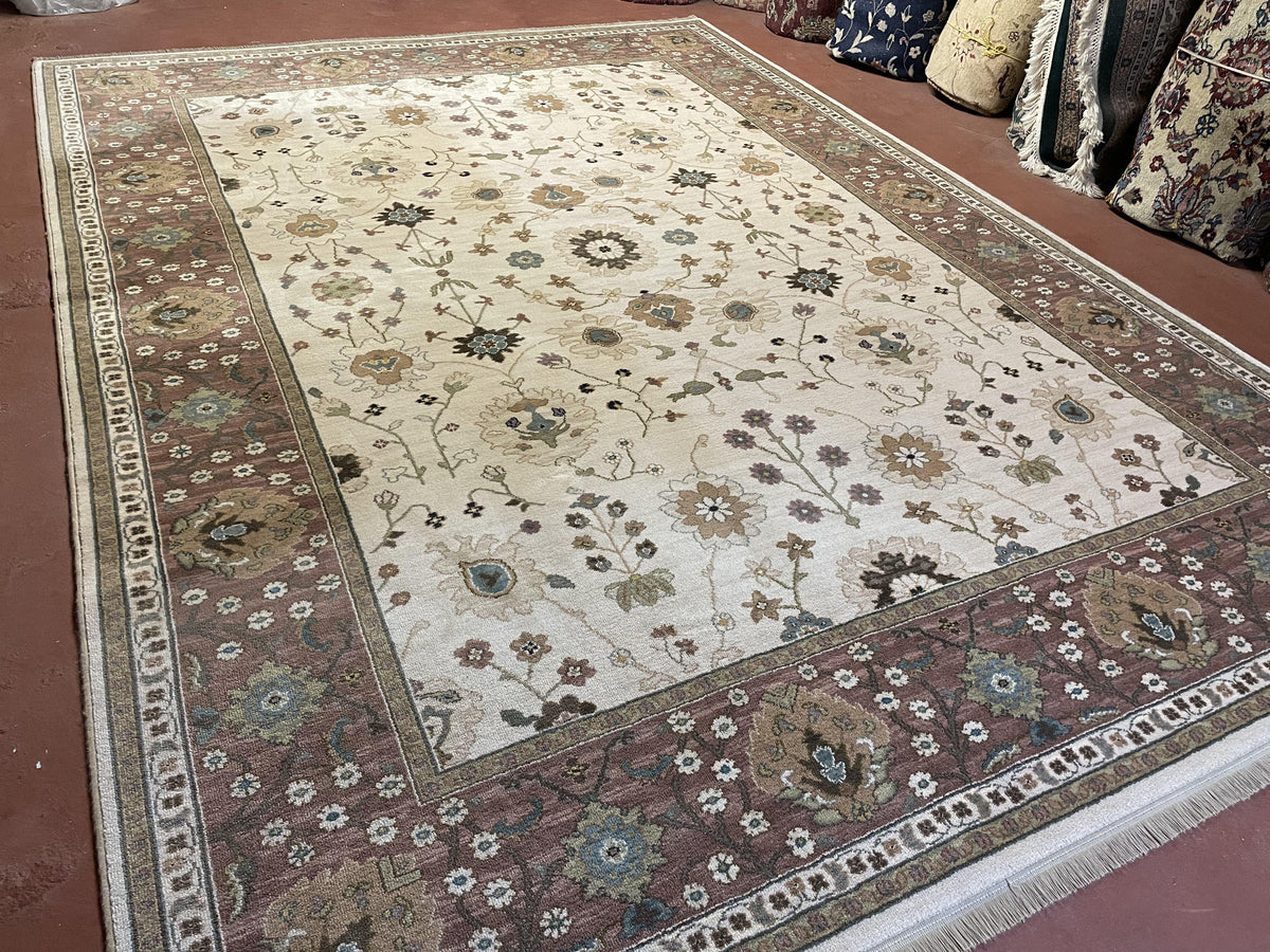 8' 9" X 12 Karastan American Made Allegro Wool Rug 700/714 Authentic K ...
