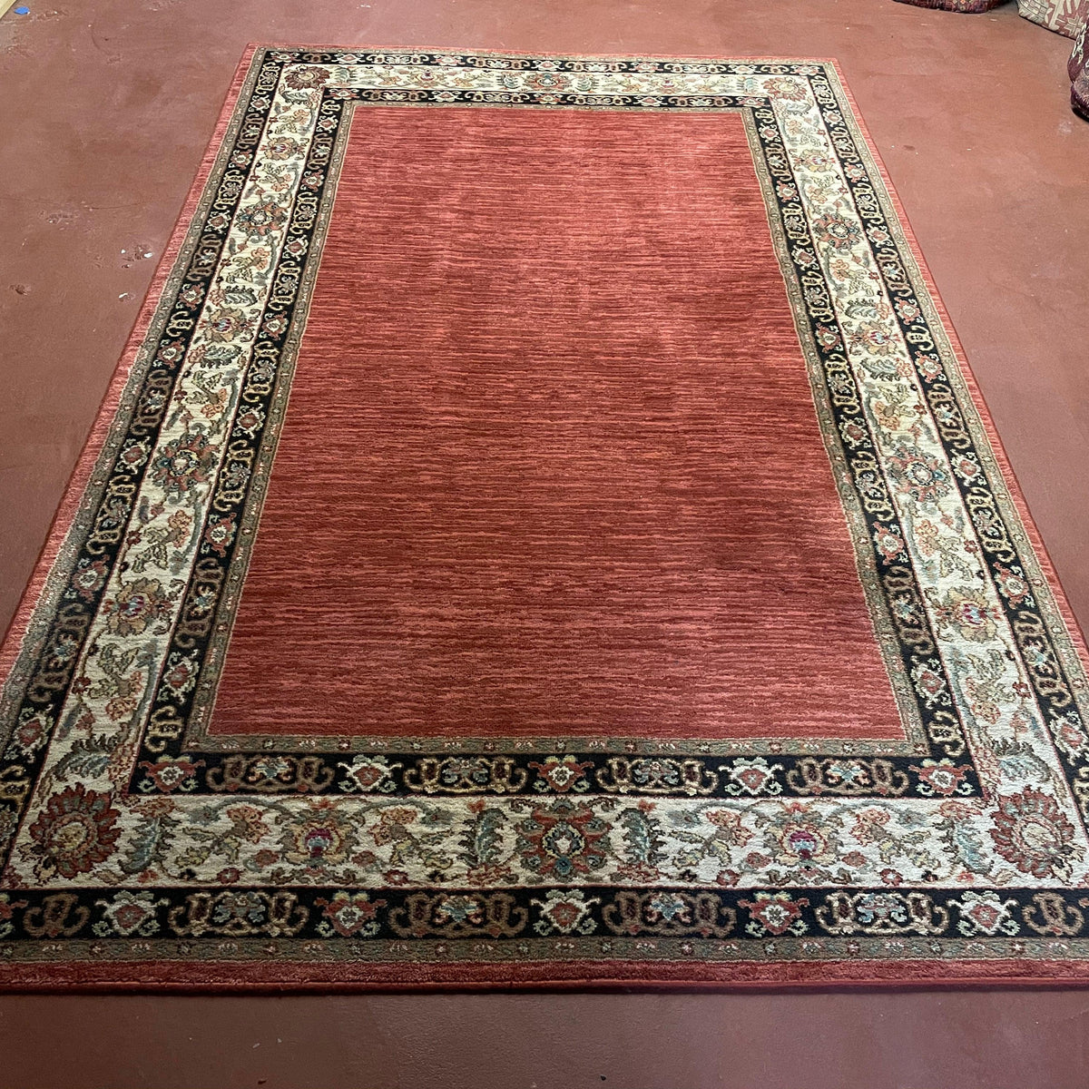 5' 9" X 9' Karastan American Made Ashara Agra Border Wool Rug 549 - 15 ...