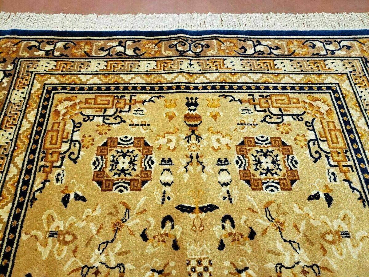 5' 9" X 9' Vintage Karastan Cathay Medallion # 727 American Made Wool ...