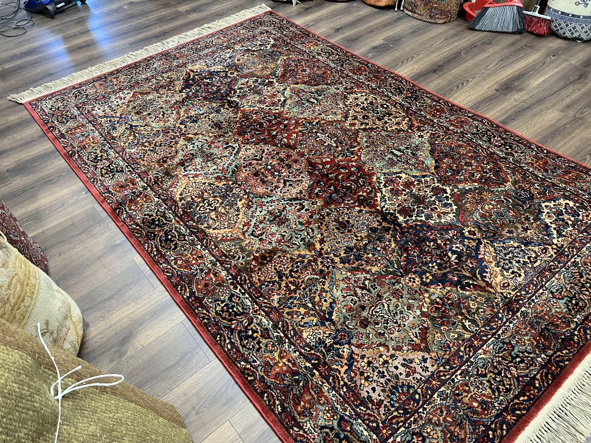 Karastan Multicolor Panel Kirman Rug #717, Wool Karastan Rug 5' 9" x 9 ...