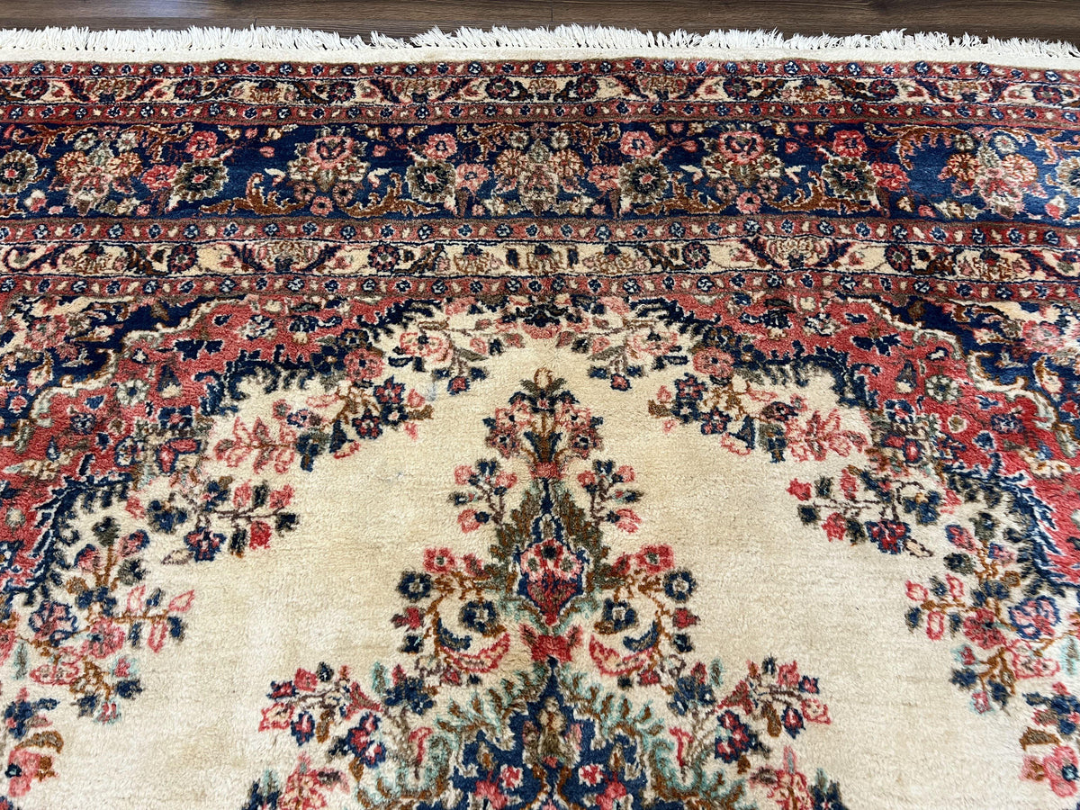 Persian Rug 9x10, Hamadan Rug, Antique Oriental Carpet, Wool Rug, Semi ...
